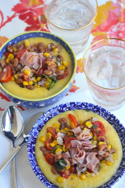 Your Southern Peach: Hoppin' John Stew & White Cheddar Grits