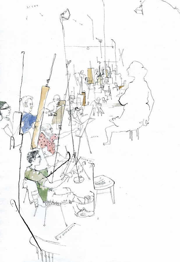 Mel's daily draws: Reportage artist research: George Butler