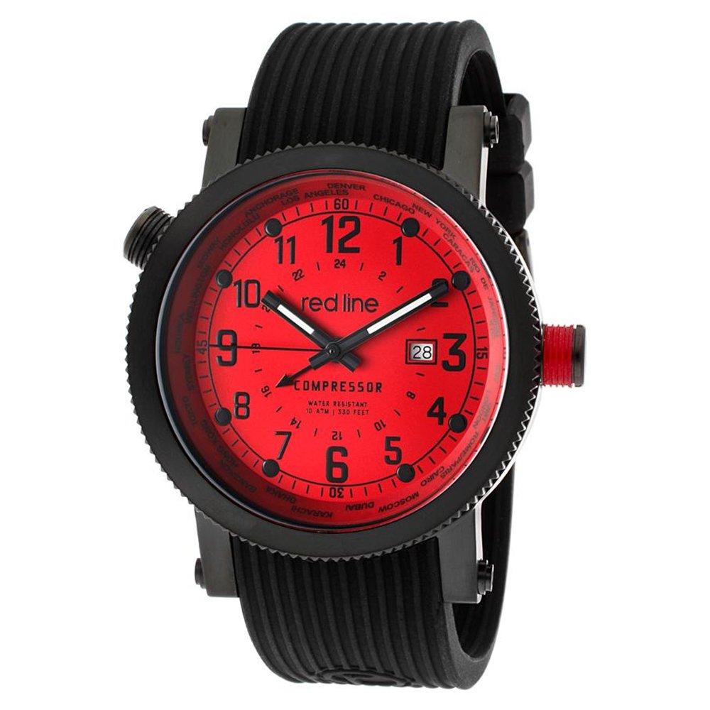 New Luxery Watches: Black And Red Dial Watches For Men