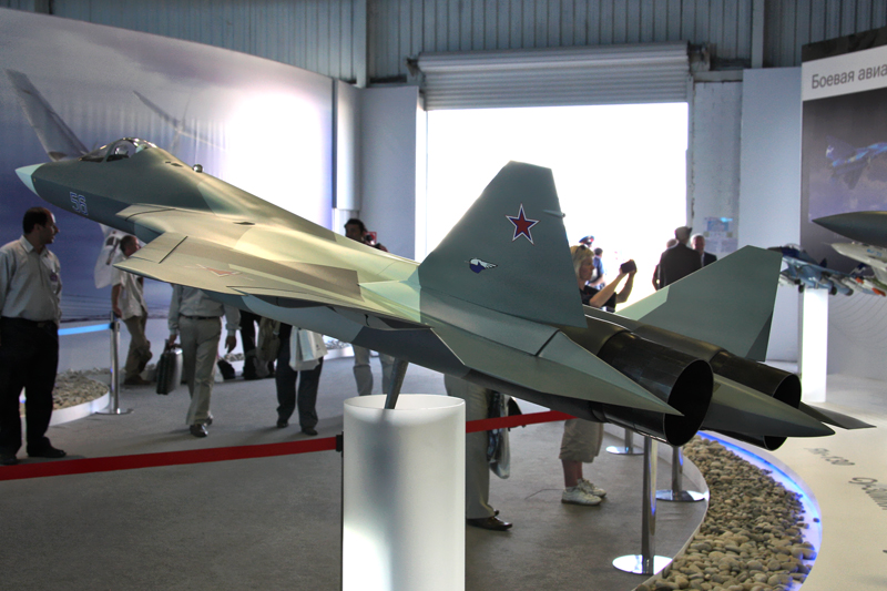Model of Russian PAK FA Fifth Generation Stealth Fighter Jet | Global ...