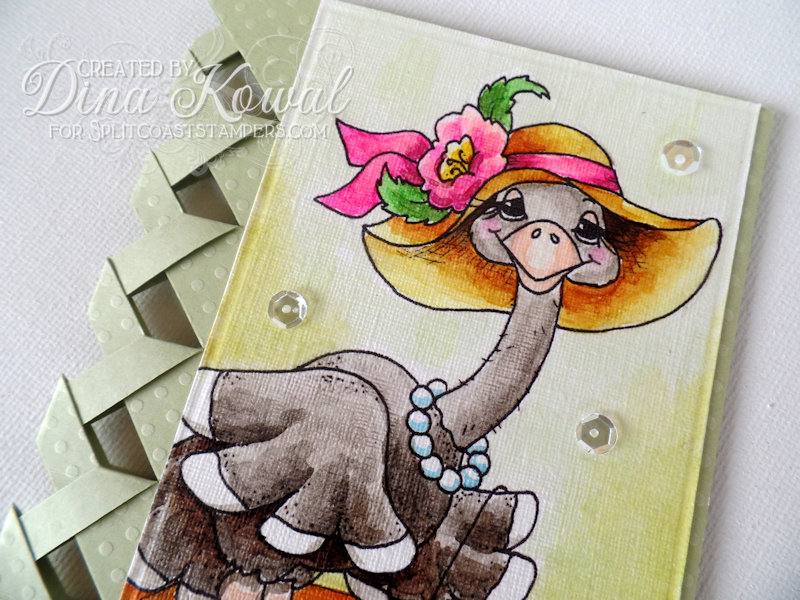 Dina Kowal Creative: Splitcoast Tutorial: Basket Weave Card