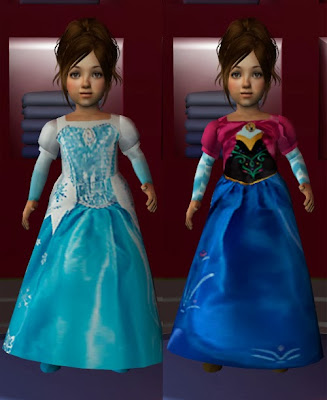 Birdgurl's Sims 2 Creations: Toddler Female Halloween Costume Collection 4