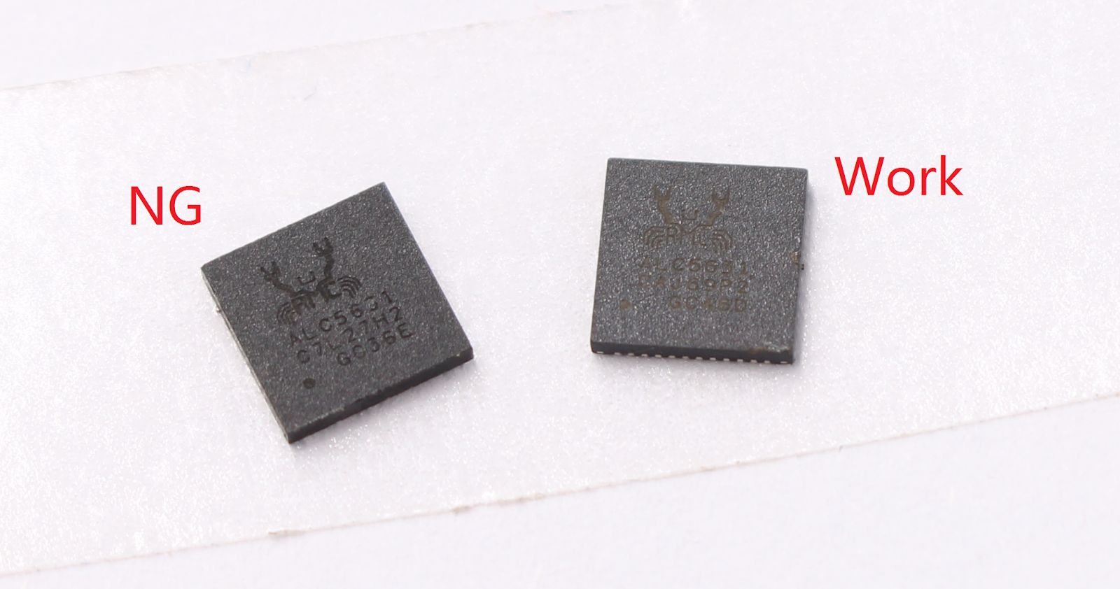 Serious Fake IC ALC5631Q from Realtek