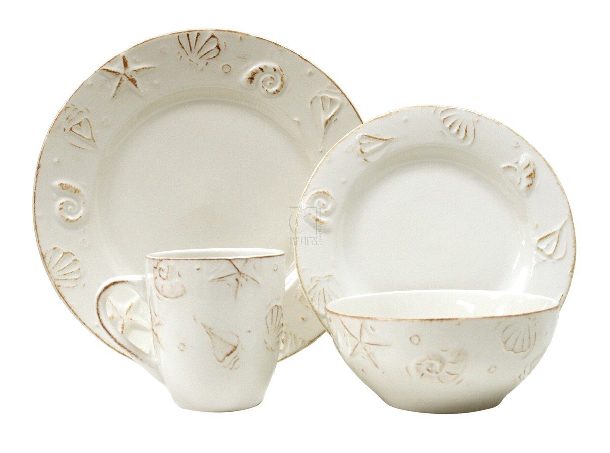White Coastal Dinnerware Sets at Eric Main blog