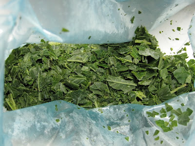 Mr. Micawber's Recipe for Happiness: Freezing Basil