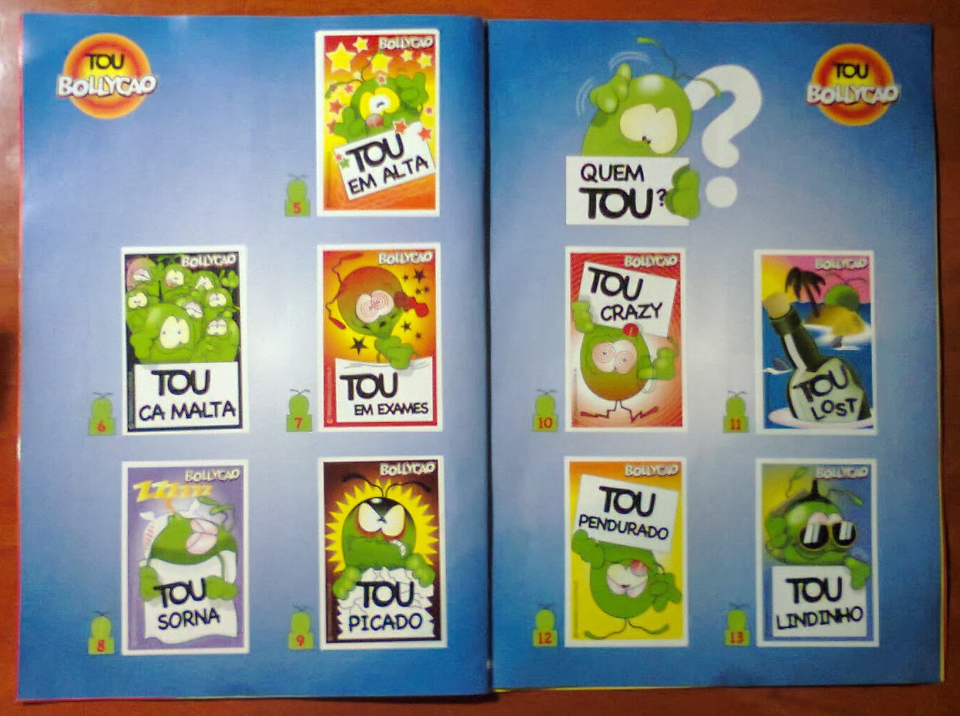 colecções: Coleção Bollycao Tou 50 autocolantes