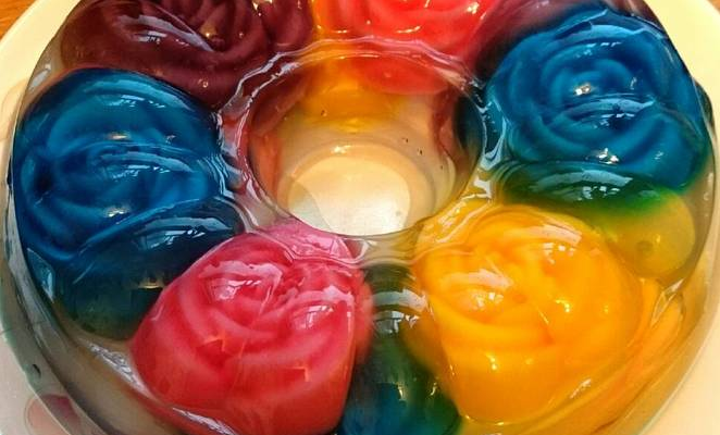Cara Membuat Puding Kaca Dengan Berbagai Bentuk Bunga | Resep | Makanan ...