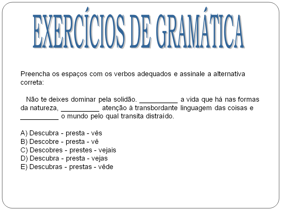 SÓ LINGUAGEM 2021: EXERCÍCIOS DE GRAMÁTICA