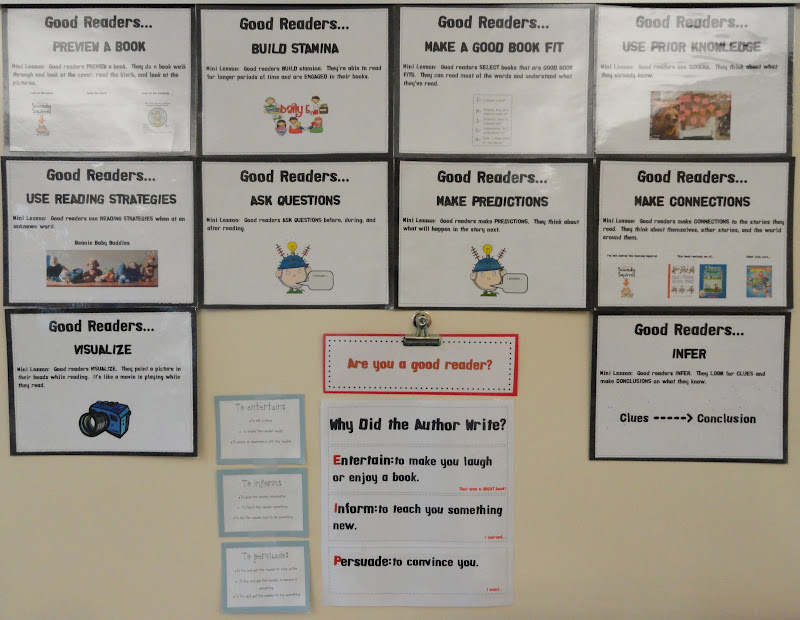 First Grade Lyons' Den: Reading Strategy Posters