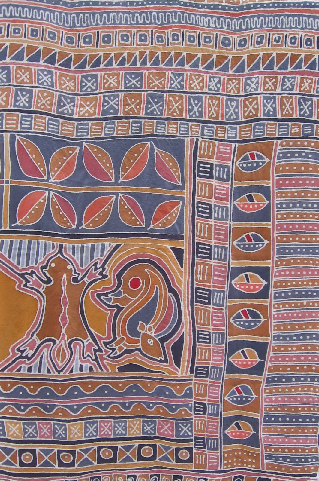 Hellenne Vermillion Art: Inspired by a Bogolanfini Lecture