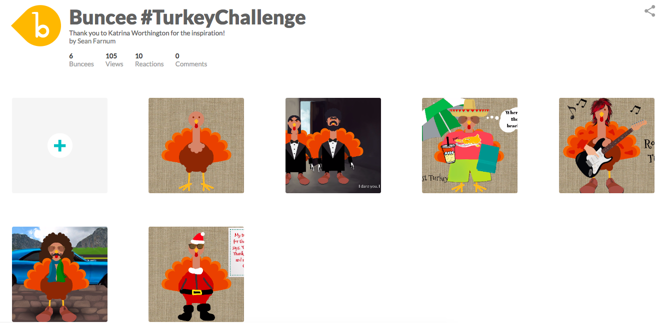 The Library Voice: Disguise A Turkey Challenge Using Buncee! Perfect ...
