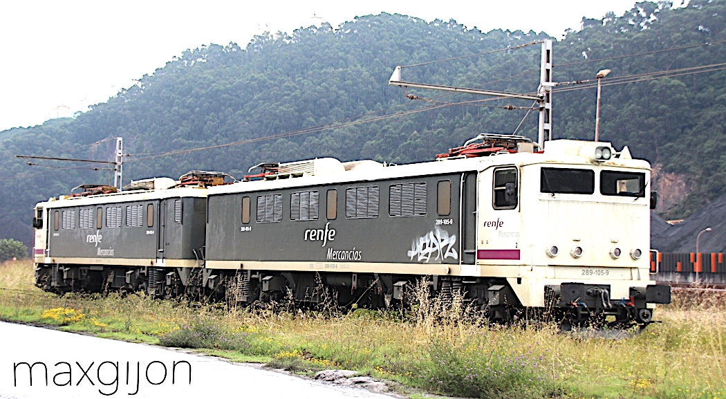 LAS TRACCIONES TÉRMICA Y ELÉCTRICA EN RENFE (C): LAS 289 TÁNDEM: EL ...