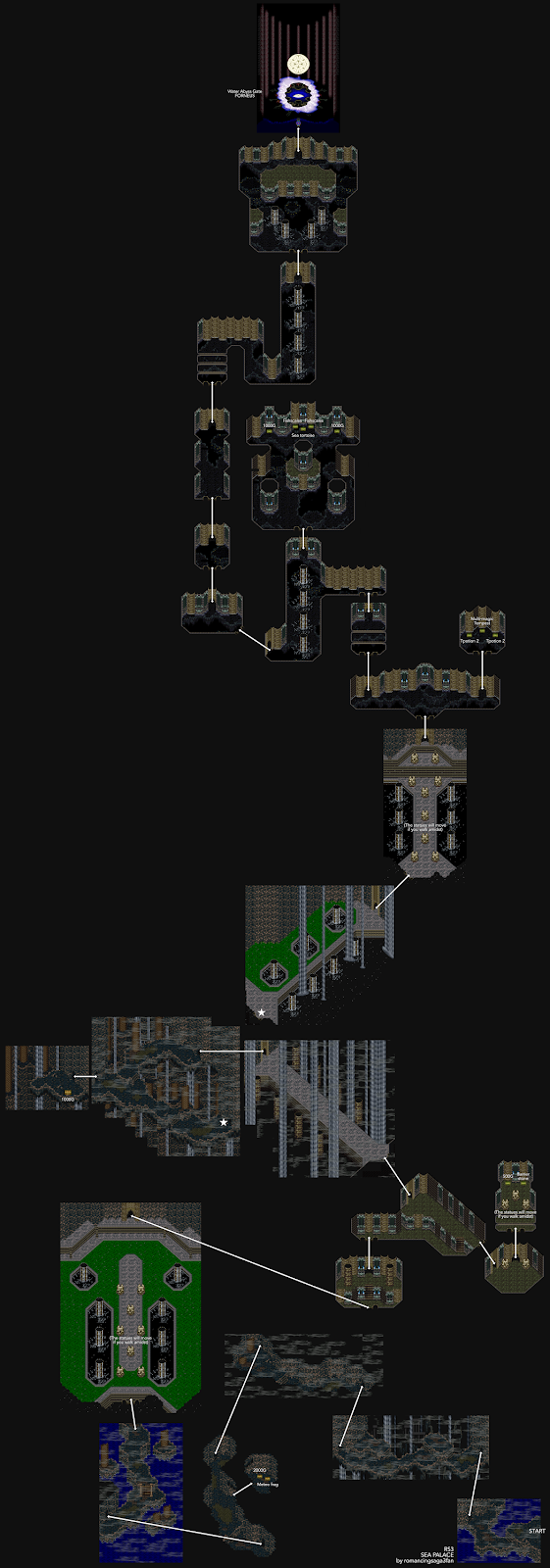 Romancing Saga 3: Maps