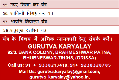 YANTRA | Gurutvakaryalay's Blog