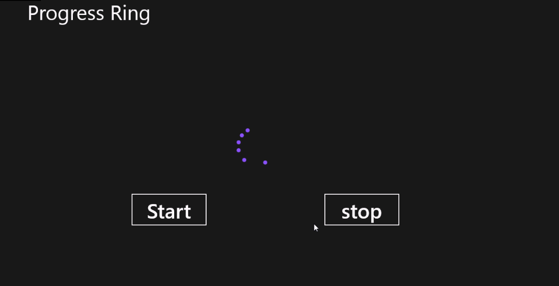 Windows 8/ Windows Phone Progress Ring - Anonymous Mentor