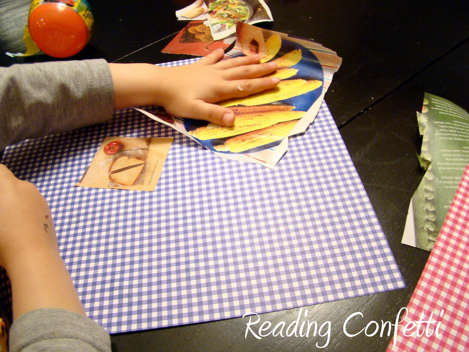 Picnic Craft and Books for Kids ~ Reading Confetti