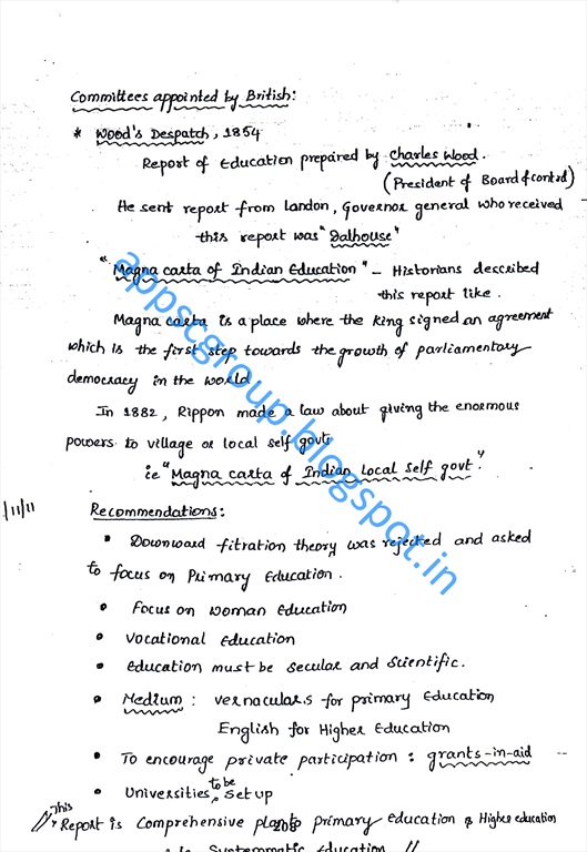 Part 4: Modern India History Class Notes for UPSC Prelims, APPSC & SSC ...