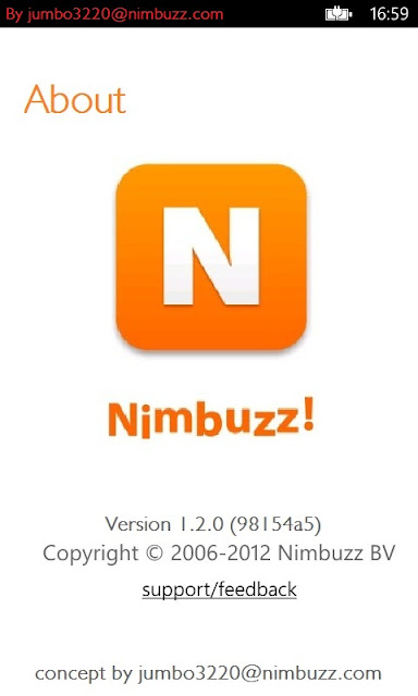 Mobilized Tech: Nimbuzz Windows Phone 1.2.0 UI Concept