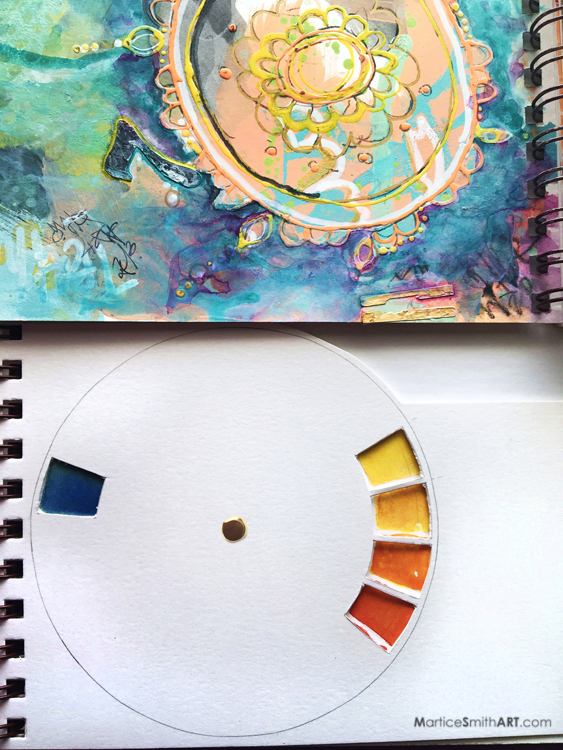 StencilGirl Talk: How to Make a Color Wheel for your Art Journal by ...
