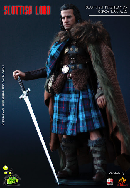 toyhaven: Kaustic Plastik's New 1/6th scale Scottish Warrior is 12-inch ...