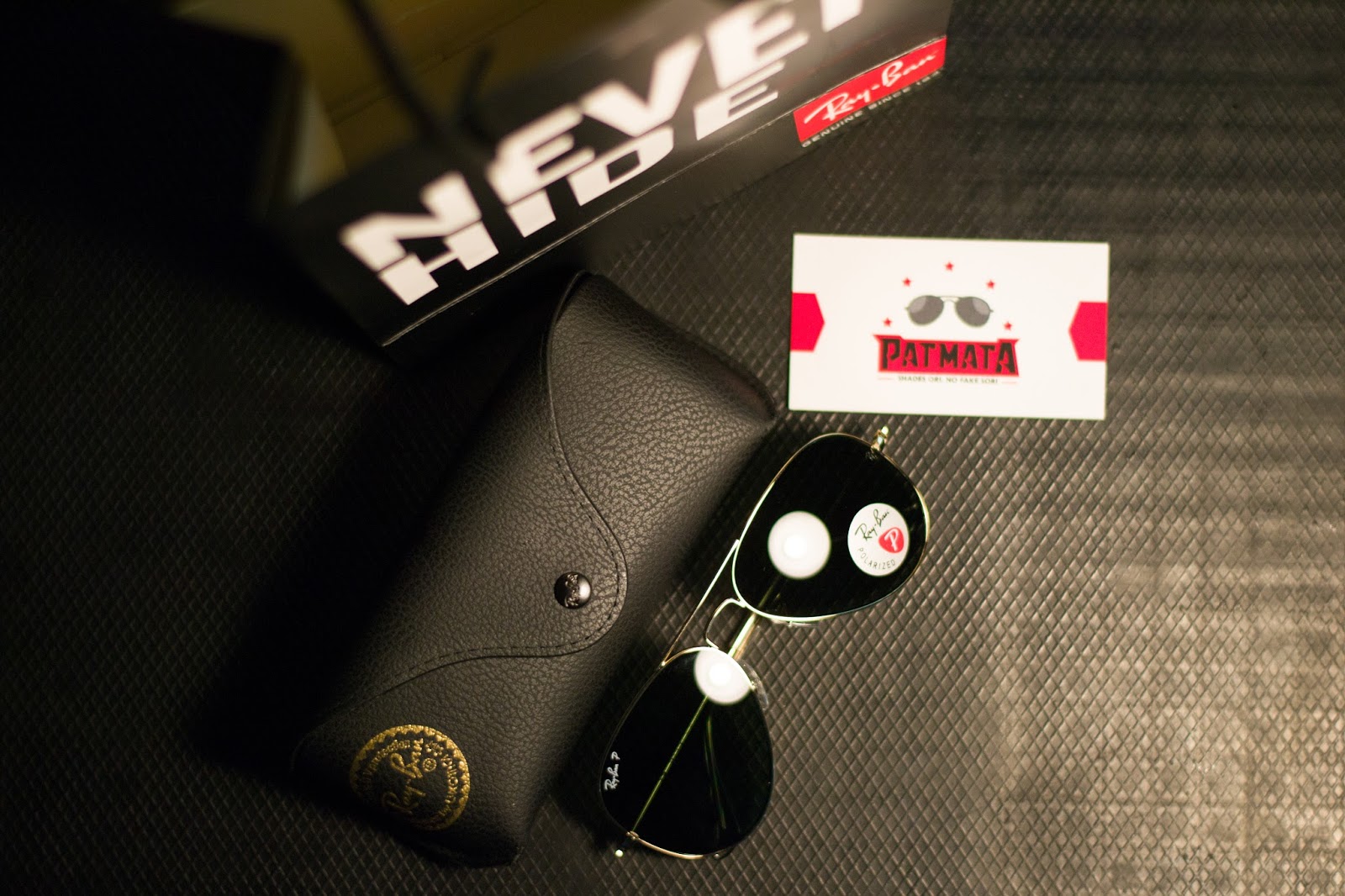 Ray Ban Aviator / Gold Frame / G15 Polarized Lens / 58mm