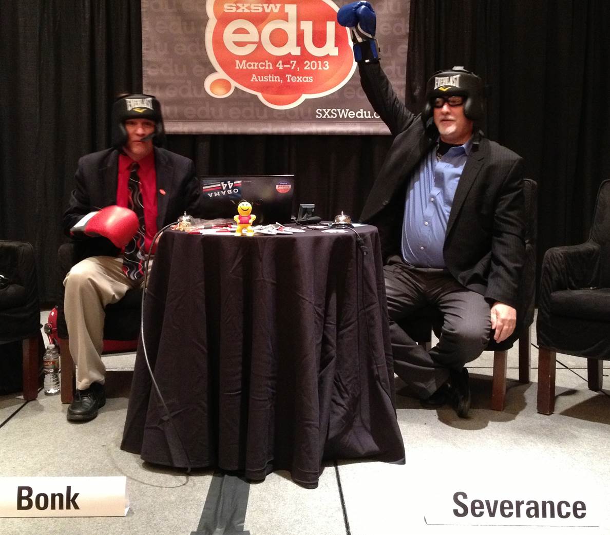 Travelinedman Hanging Out With Dr Chuck Severance For A Mooc Commencement Speech And Cage