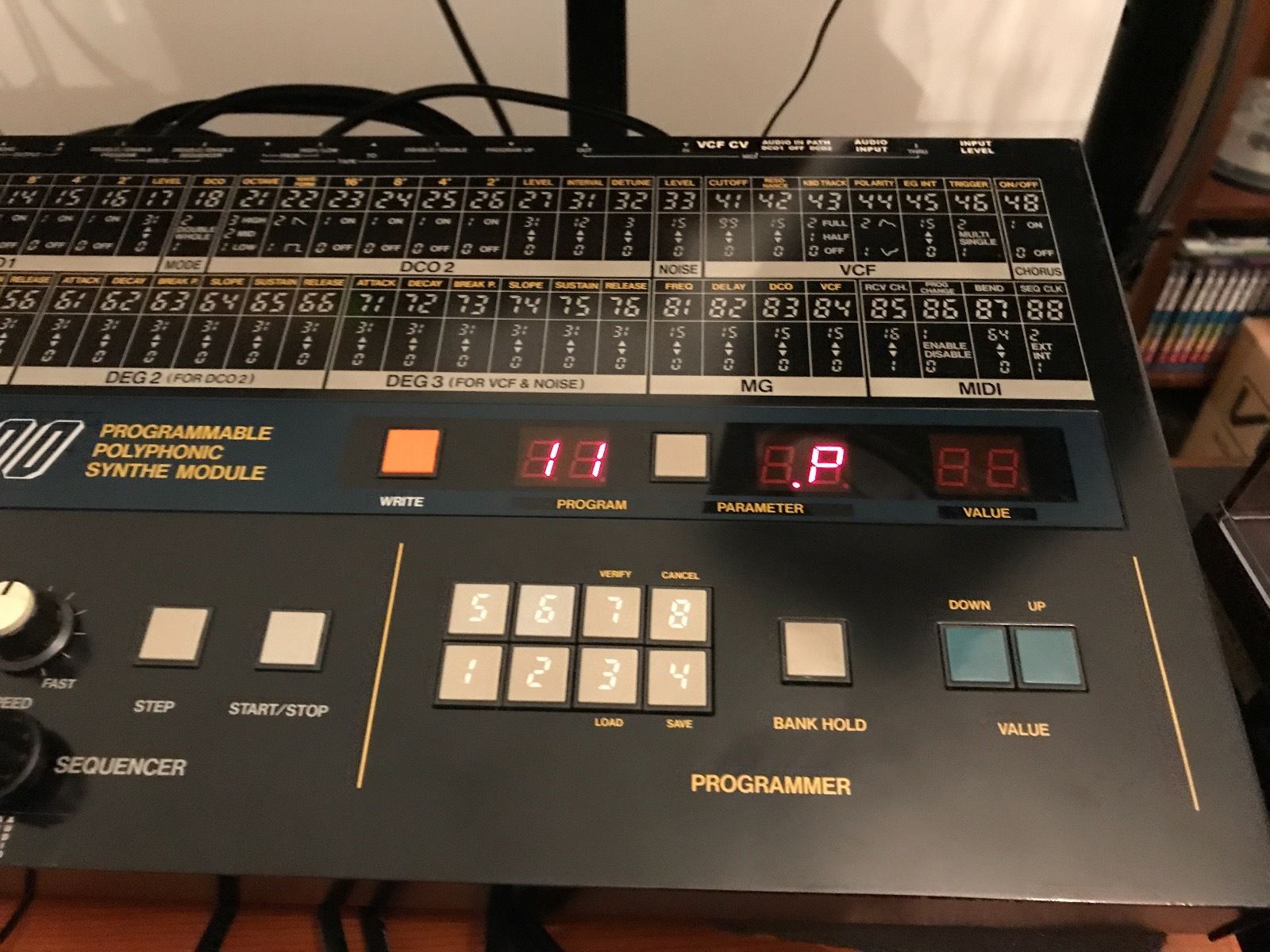 MATRIXSYNTH: Korg EX-800 Polyphonic Synth in Excellent Condition w ...
