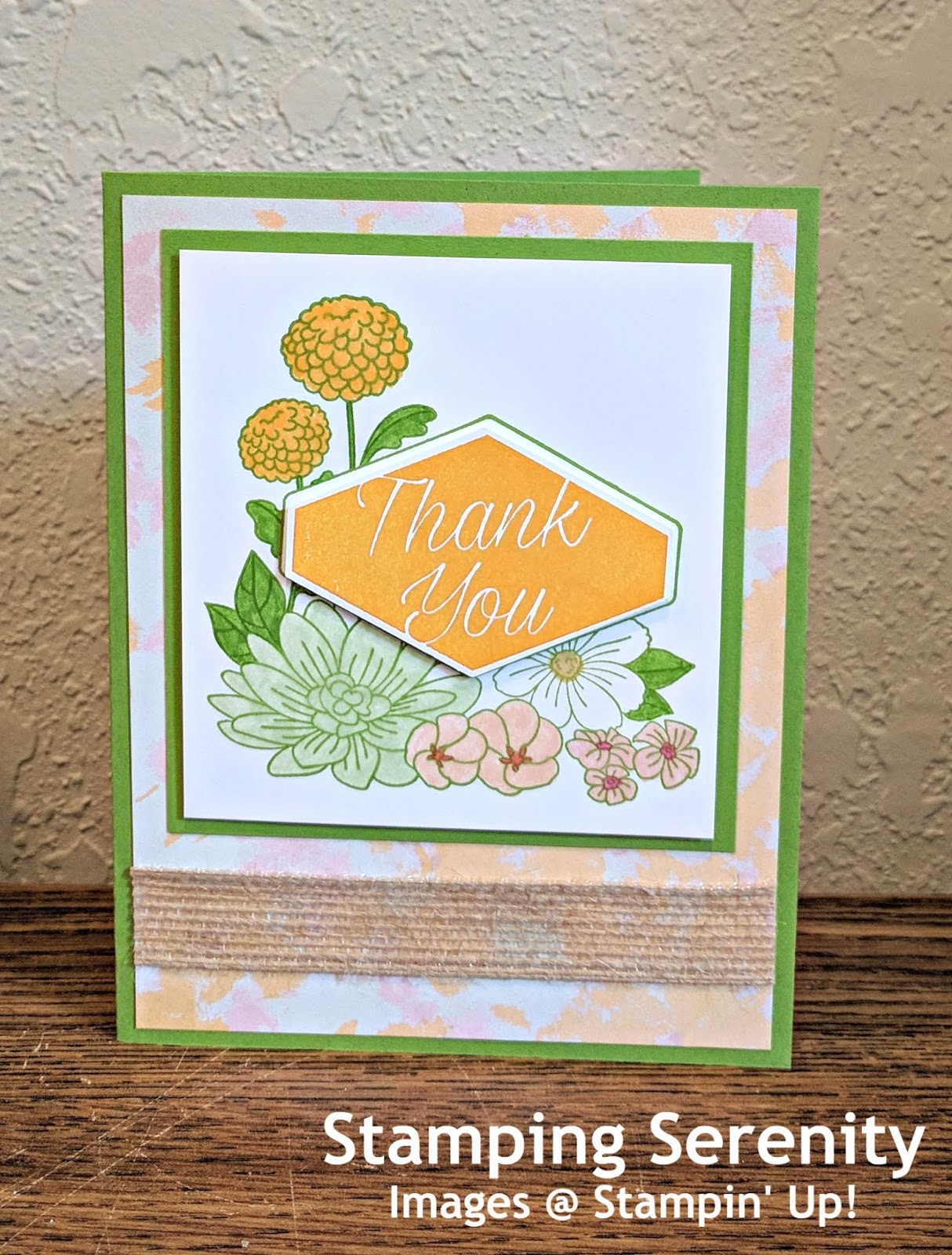 Stamping Serenity: Accented Blooms for #GDP139