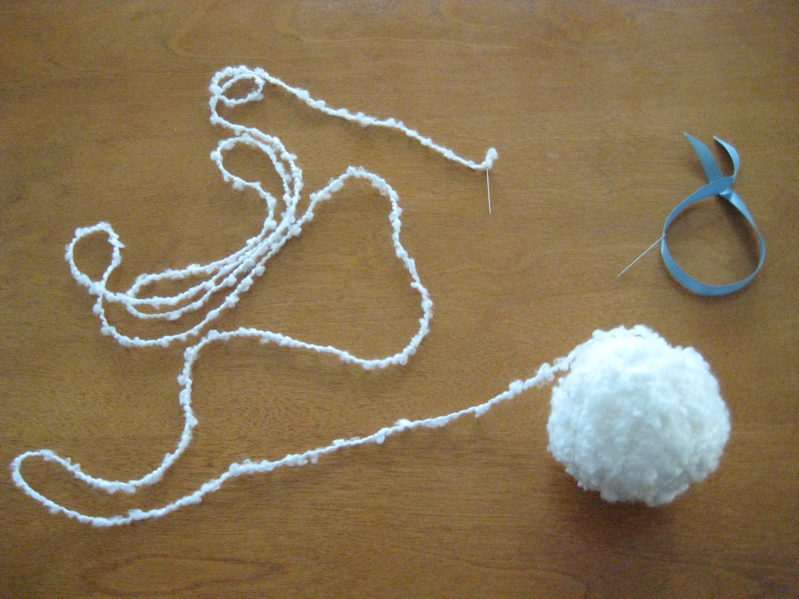 Mommy For Reals: Tutorial: Snowball Ornament
