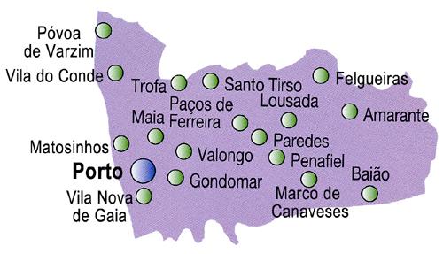 Mapas de Oporto | Portugal Turismo