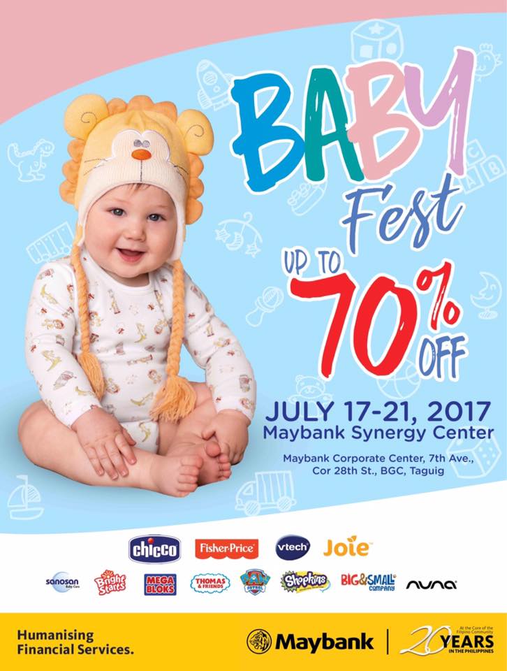 Manila Shopper: Baby Fest at Maybank Center: July 2017