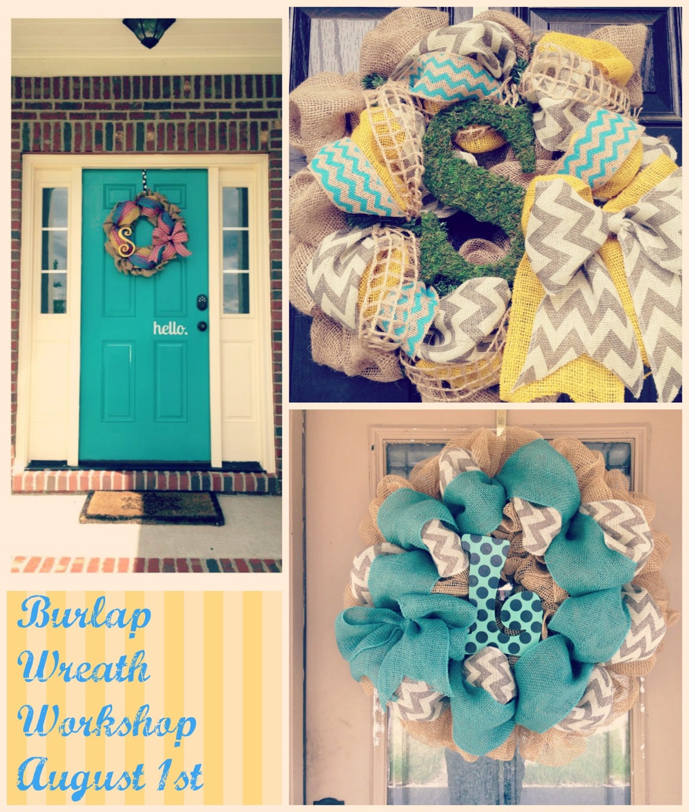 Junque 2 Jewels: Burlap Wreath Workshops - UPDATED SOLD OUT