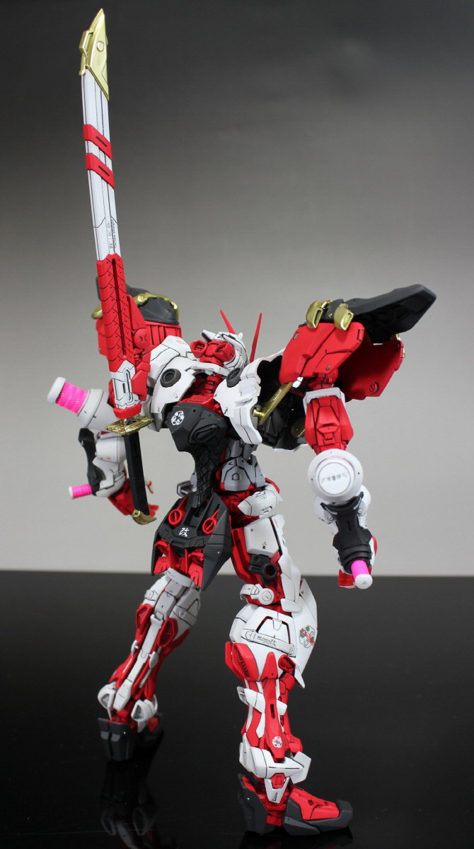 TORI the Modeller: MBF-P02 ASTRAY RED FRAME POWERED RED w/150M GABERA