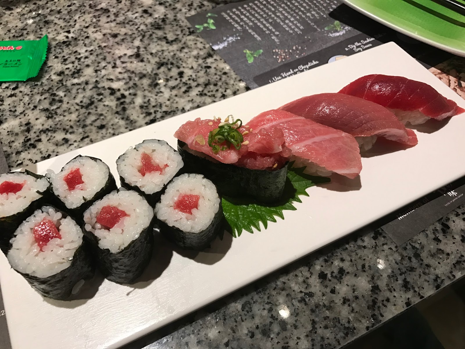 Small Potatoes Make The Steak Look Bigger: Hon maguro sushi from Itacho ...