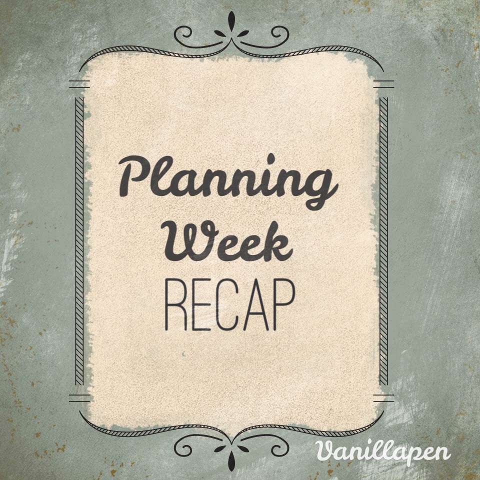 Beautiful Functional: Planning Week Recap