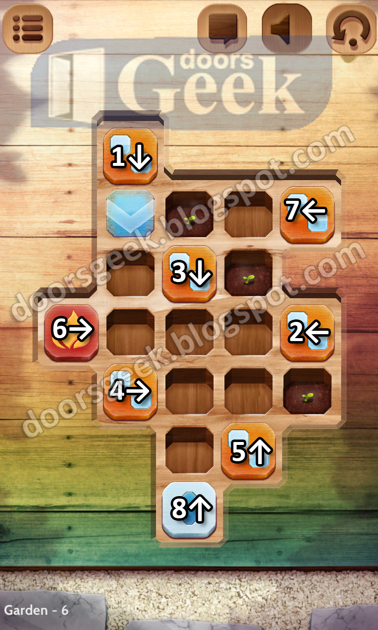 Puzzle Retreat Garden Level 6 ~ Doors Geek
