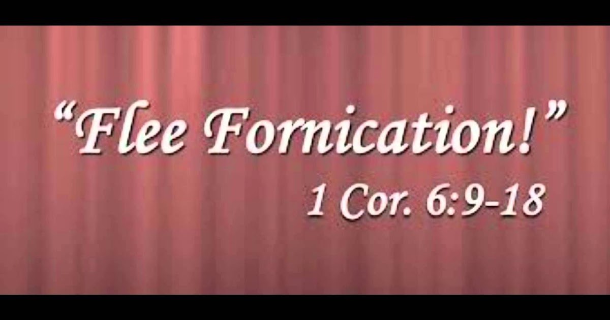FORNICATION: A TREAT TO THE CONTEMPORARY CHRISTIAN YOUTHS ~ The Master ...