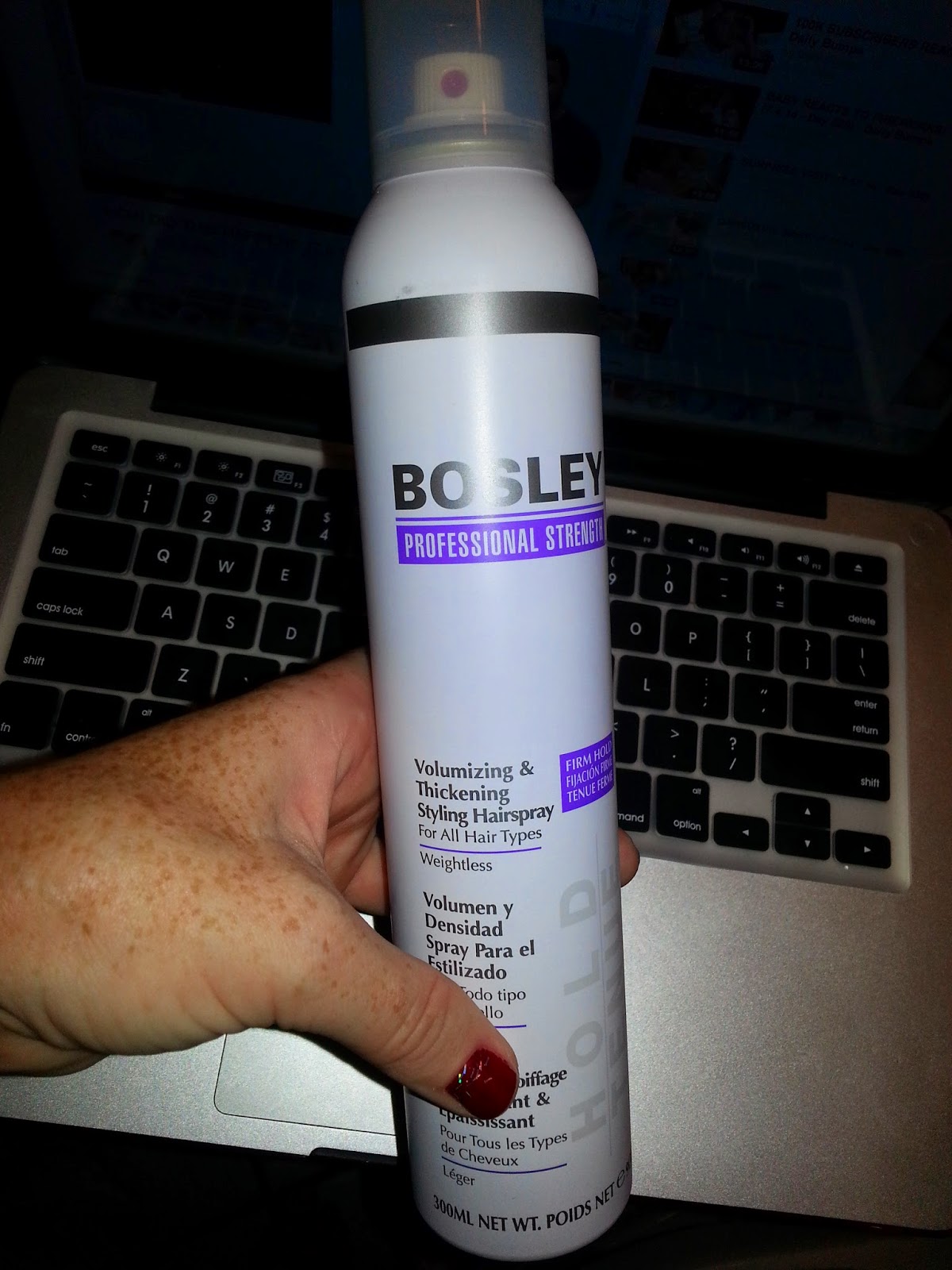 Bosley Volumizing & Thickening Hair Spray Review - Momma4Life