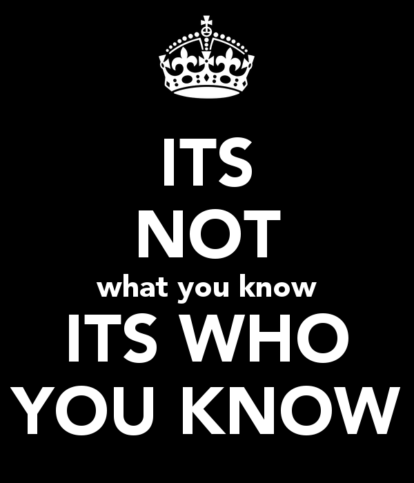 Wildcat Sailorgirl: It Is Not What But Who You Know