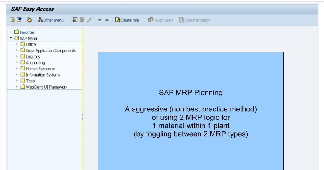 青蛙SAP分享 Froggy's SAP sharing: MRP Toggling between 2 MRP Types to ...