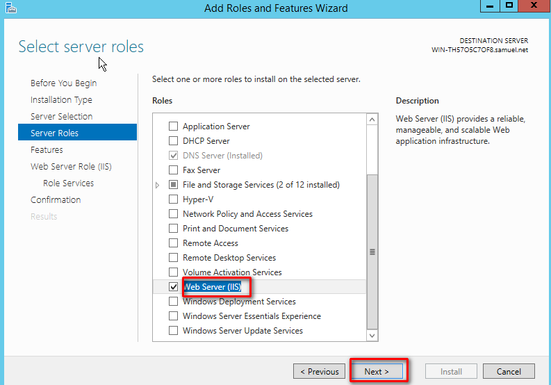 How to Create a Web Server IIS on Windows Server 2012 R2 ~ Sam