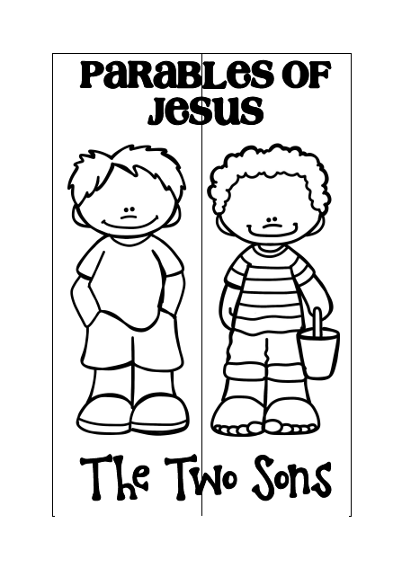 The Paper Maid: FREE The Parables of Jesus - The Two Sons