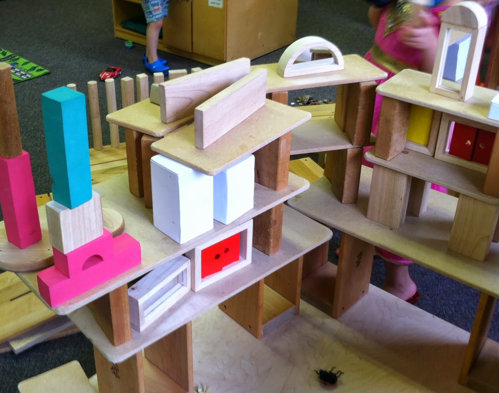 art and soul preschool: Our Block Area