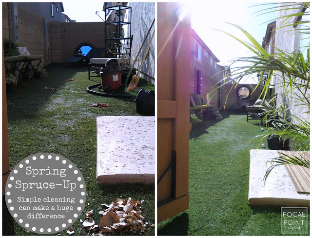 FOCAL POINT STYLING: Rental ReStyle: Budget-Friendly Backyard Spring ...