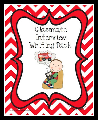Thinking of Teaching: Classmate Interview- Writing FREEBIE