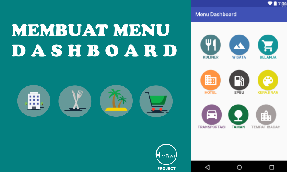 Membuat Ui Dashboard Menu Menarik Pada Android Studio Images