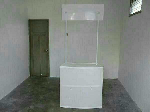 Jual Event Desk PVC/Stand Booth Portable untuk Meja Promosi Makanan ...