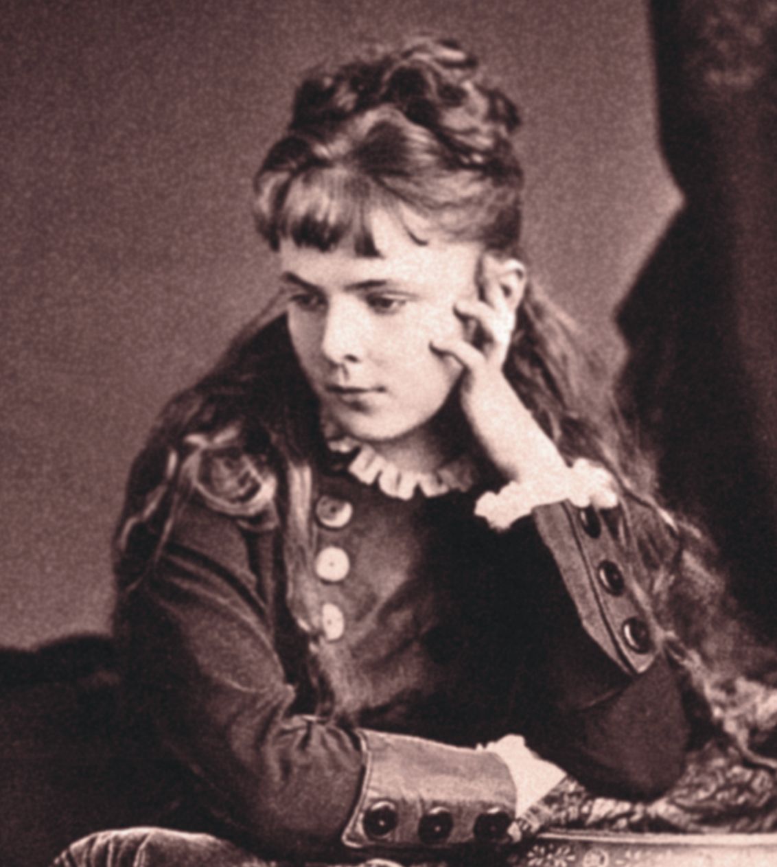 Marie Bashkirtseff, en el diván.