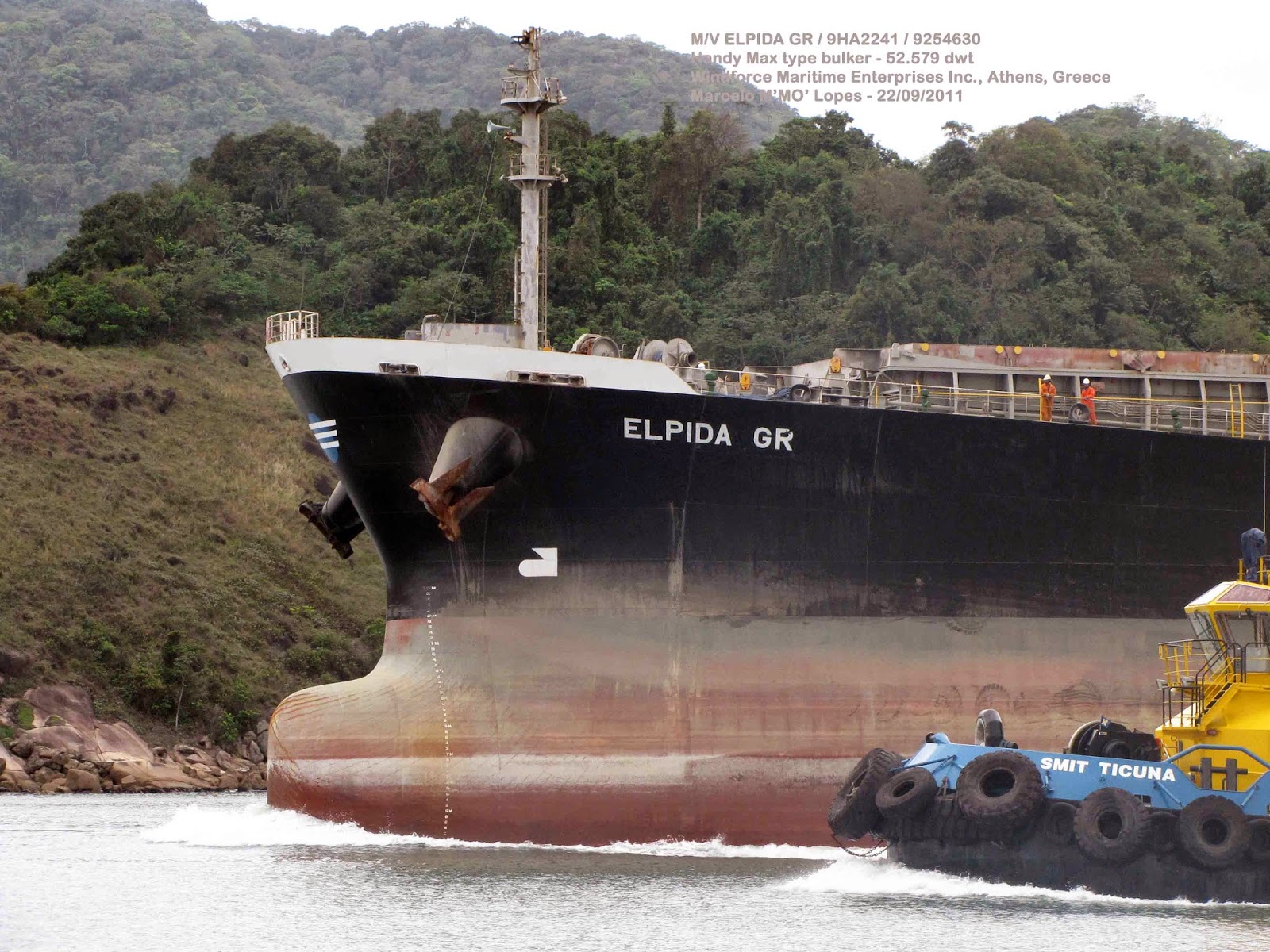 Santos Shiplovers: M/V Elpida GR / 9HA2241 - Embarque de açúcar em Santos