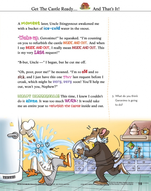 True North: Our Canadian Homeschool: Text Features and Geronimo Stilton